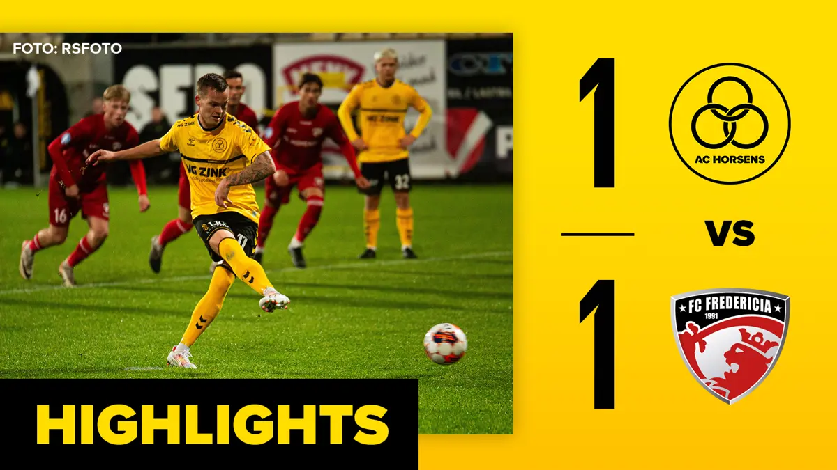 Highlights | AC Horsens 1 - 1 FC Fredericia
