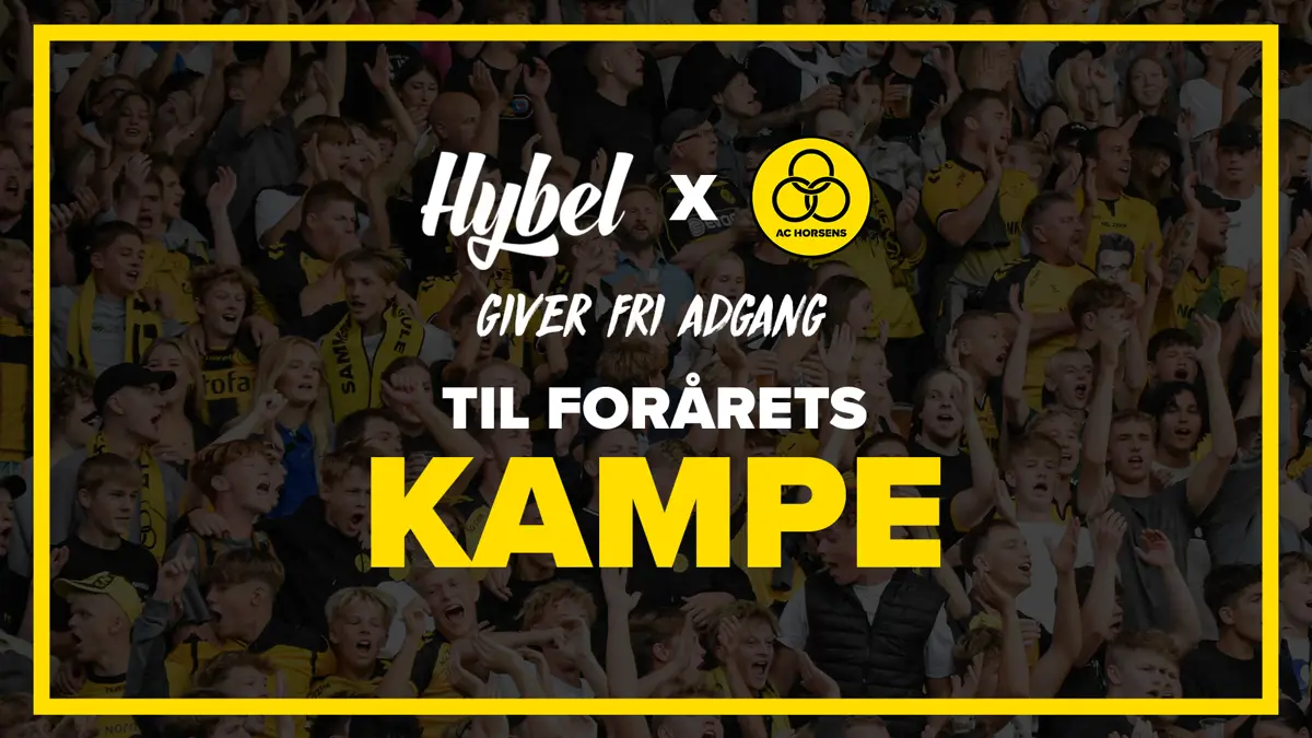 Hybel x AC Horsens giver fri adgang til forårets kampe